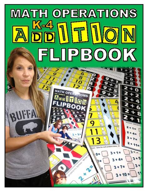 math operations interactive foldable notebook classful