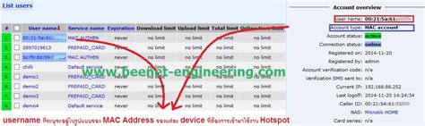 Mikrotik Hotspot Users Mac Authentication Via Radius Server Beenet Engineering