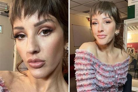 Ellie Goulding Shows Off A New ‘emily In Paris Choppy Micro Fringe