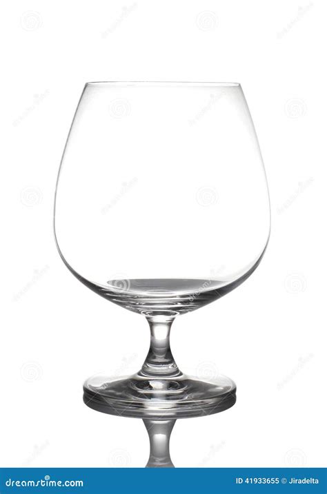 Empty Brandy Glass Stock Image Image Of Cognac Beverage 41933655