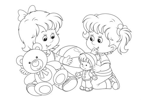 Детский сад раскраски 83 фото