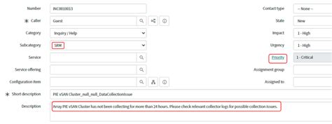 SRM New Alert Dell SRM Automating Incident Management In ServiceNow Dell Technologies Info Hub