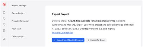 What Are The Export Options And Compatibility In Atlasti Web Atlasti Help In English