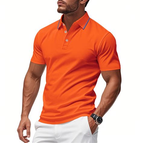 Nestiefly Mens Knitted Polo Shirts Short Sleeve Textured Pullover Golf