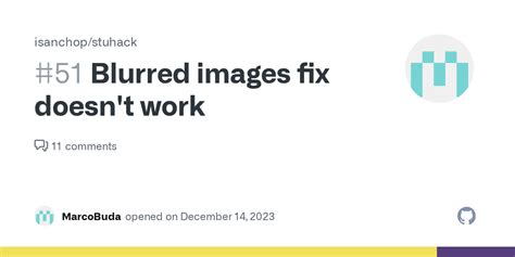 Blurred Images Fix Doesn T Work Issue Isanchop Stuhack GitHub
