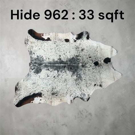 Natural Hair On Cow Hide This Hide Is Perfect For Wall Hanging Leat