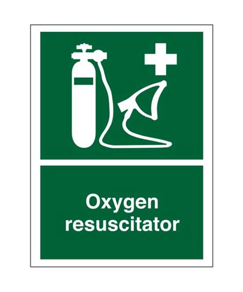 Oxygen Resuscitator Sign Adva