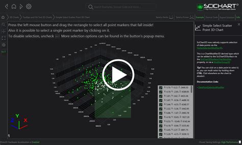 Wpf 3d Chart Data Point Selection Example Fast Native Charts For Wpf
