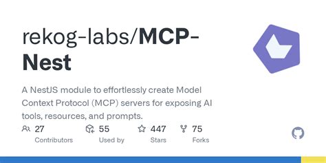 Github Rekog Labsmcp Nest A Nestjs Module To Effortlessly Create Model Context Protocol Mcp