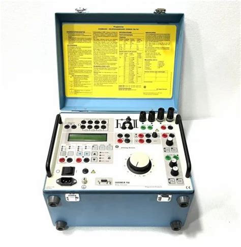 Relay Test Kit Ge Energy Programma Sverker 750 Relay Test Set Unit Relay Protection Tester