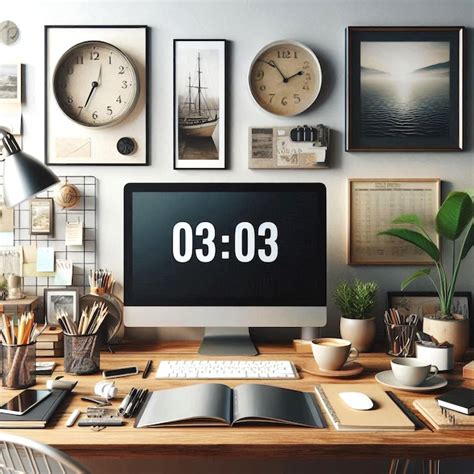 Minimalist Desk Setup With Essential Accessories For A Clean Workspace
