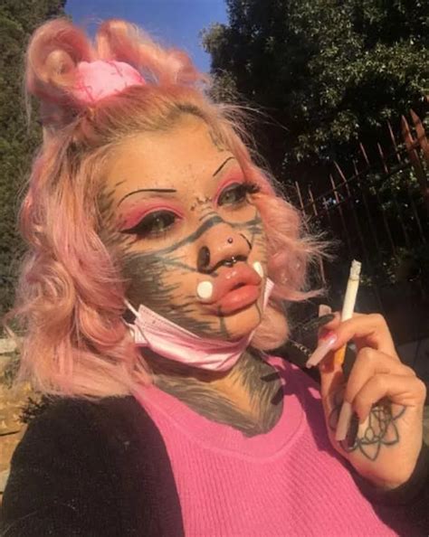 Teen Turns Herself Into Bimbo Barbie With Tattooed Eyeballs And