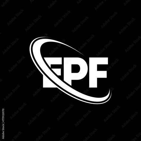 Epf Logo Epf Letter Epf Letter Logo Design Initials Epf Logo Linked With Circle And Uppercase