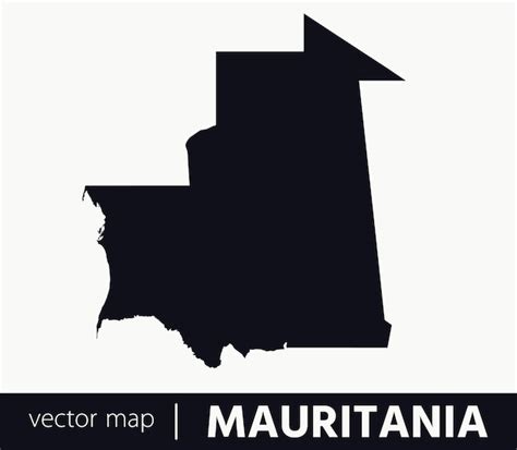 Premium Vector High Detailed Vector Map Mauritania