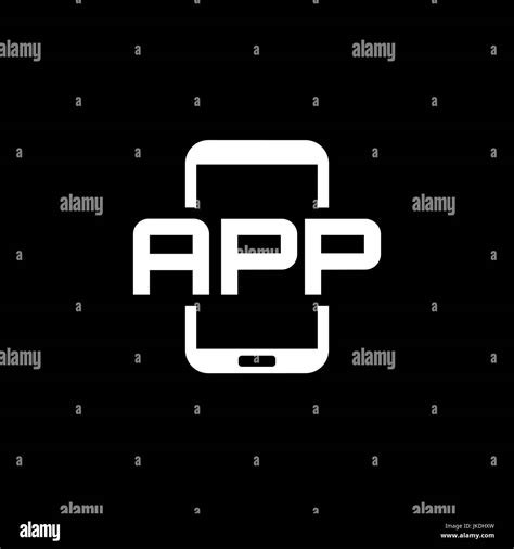 Mobile Application Icon Flat Design Stock Vector Image And Art Alamy