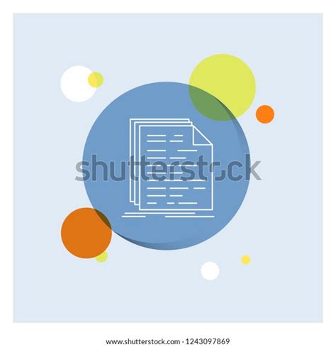 Code Coding Doc Programming Script White Stock Vector Royalty Free