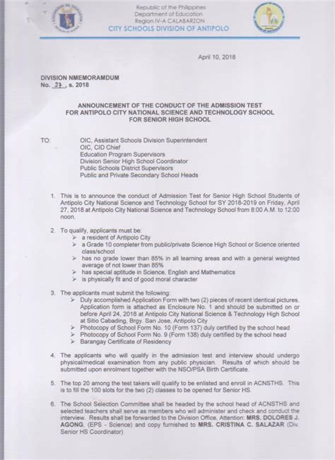 Pdf  To Pdf Of School Form No 10 Form 137 Republic Of The Philippines Results Of