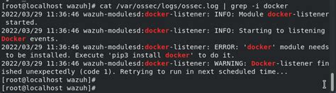 Monitoring Docker Improve Documentation · Issue 4992 · Wazuhwazuh Documentation · Github