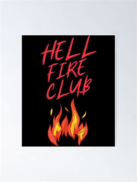 Eddie Munson Hellfire Club Poster For Sale By Loviesbyjess Redbubble