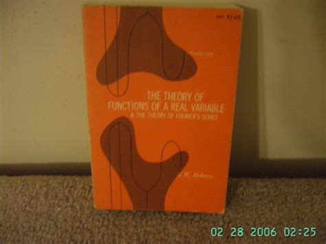 the theory of functions of a real variable and the theory of fourier s