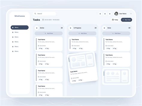Wireframes Crm By Яна Перхурович