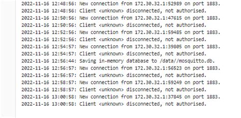 Mosquitto Mqtt Broken Not Authorised Configuration Home Assistant