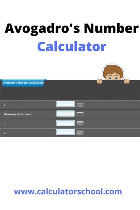 Avogadro S Number Calculator Simple Calculator Physics Problems