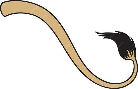 Premium Vector Lion Tail