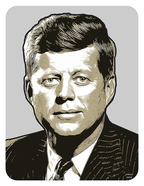 Jfk Digital Art By Greg Joens Pixels Merch