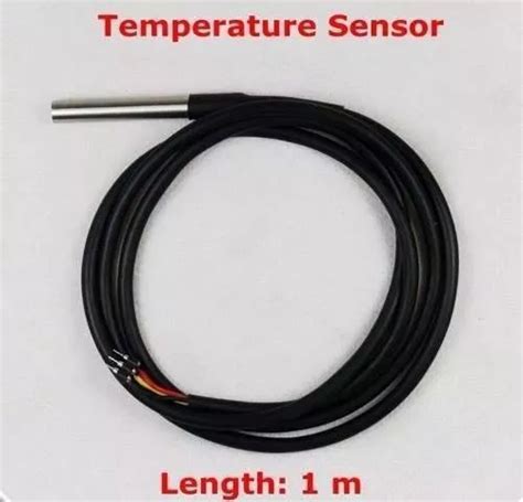 Sensor De Temperatura A Prova Água Ds18b20 Para Arduino Nfe R 28 Em