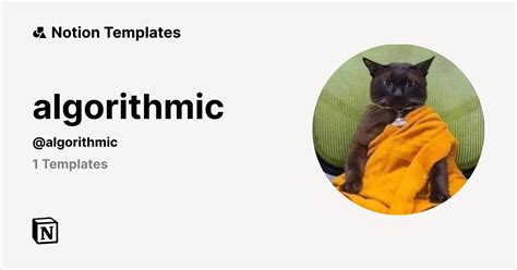 Algorithmic Template Creator Notion Marketplace Algorithmic Template Creator Notion Marketplace