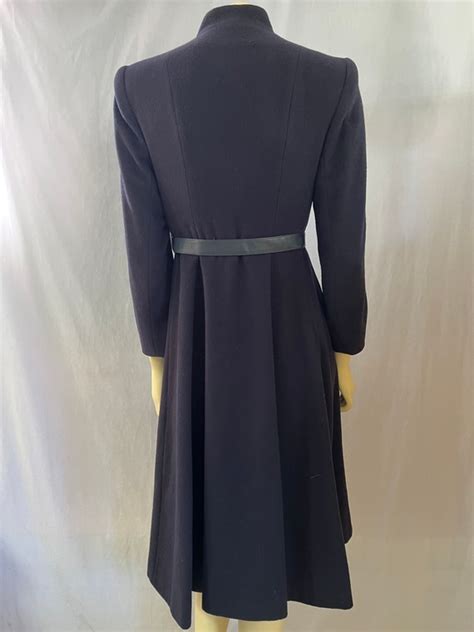 Women S Nipon Coature Navy Dress Coat Size Small Gem