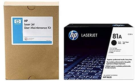 Hp 81a Cf281a Black Original Laserjet Toner Cartridge And Printer Maintenance Kit