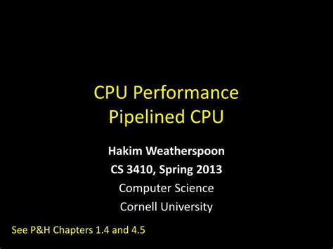 ppt cpu performance pipelined cpu powerpoint presentation free
