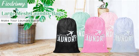 2 Pack Large Mesh Laundry Bag Heavy Duty Laundry Bags With
