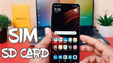 How To Insert Sim And Sd Card In Poco M3 Youtube