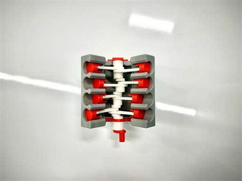 Functional V Engine Desktop Model D Printed Etsy