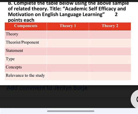 B Complete the table below using the above | StudyX