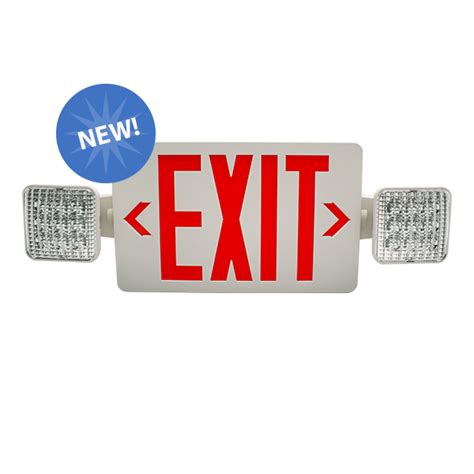 EXL6 Cast Aluminum Exit Sign NICOR Lighting
