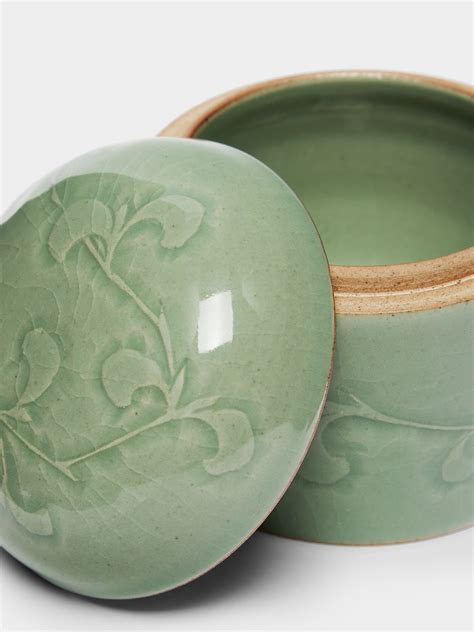 Celadon Lidded Jar Celadon Jar Lids Jar