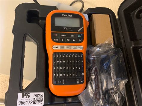 Brother P Touch E110 Labeling Machine Ps Auction We Value The Future Largest In Net Auctions