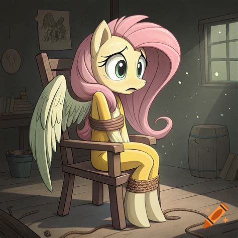 Fluttershy Tied Up On Craiyon