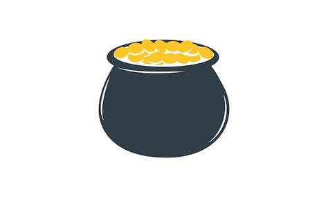 Premium Vector Pot Of Gold Concept Illustration