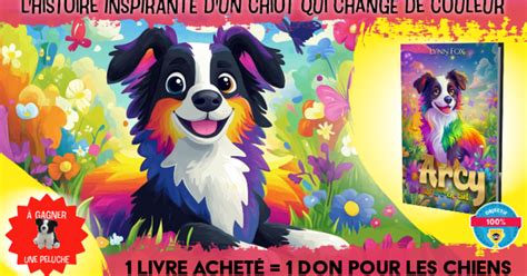 Arcy, le chiot arc-en-ciel
