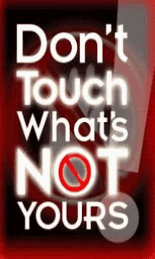 Do Not Touch Wallpaper WallpaperSafari