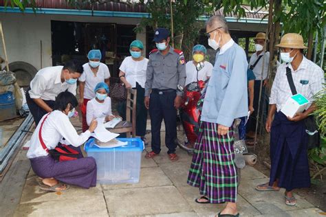 ထန်းတပင်မြို့နယ်၌ မဲရုံများသို့ ကိုယ်တိုင်ကိုယ်ကျလာရောက်ကာ မဲမပေးနိုင်သည့် မဲဆန္ဒရှင်ပြည်သူမ