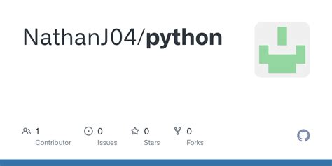 GitHub NathanJ Python
