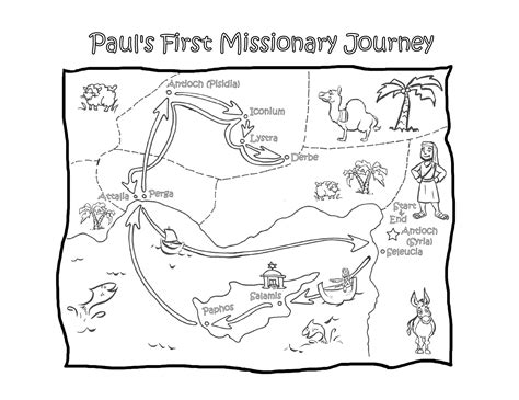 Paul Bible Story Coloring Pages Sharefaith Media Acts 9 Pauls