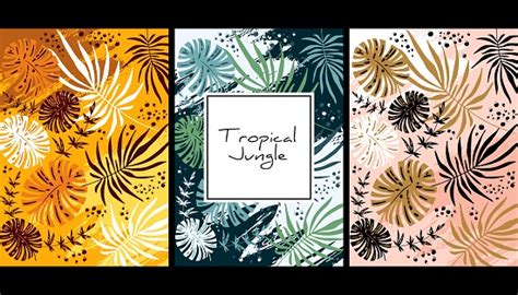 열대 정글 패턴 손으로 그린 수채화 벡터 그림입니다 나뭇잎 인쇄 여름 디자인 창조적 인 배경 노트북 배너 커버 벽지 직물에 대한 디자인 여름 세일 또는 텍스트 영역 0명에