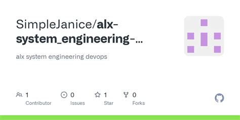 Github Simplejanicealx Systemengineering Devops Alx System Engineering Devops